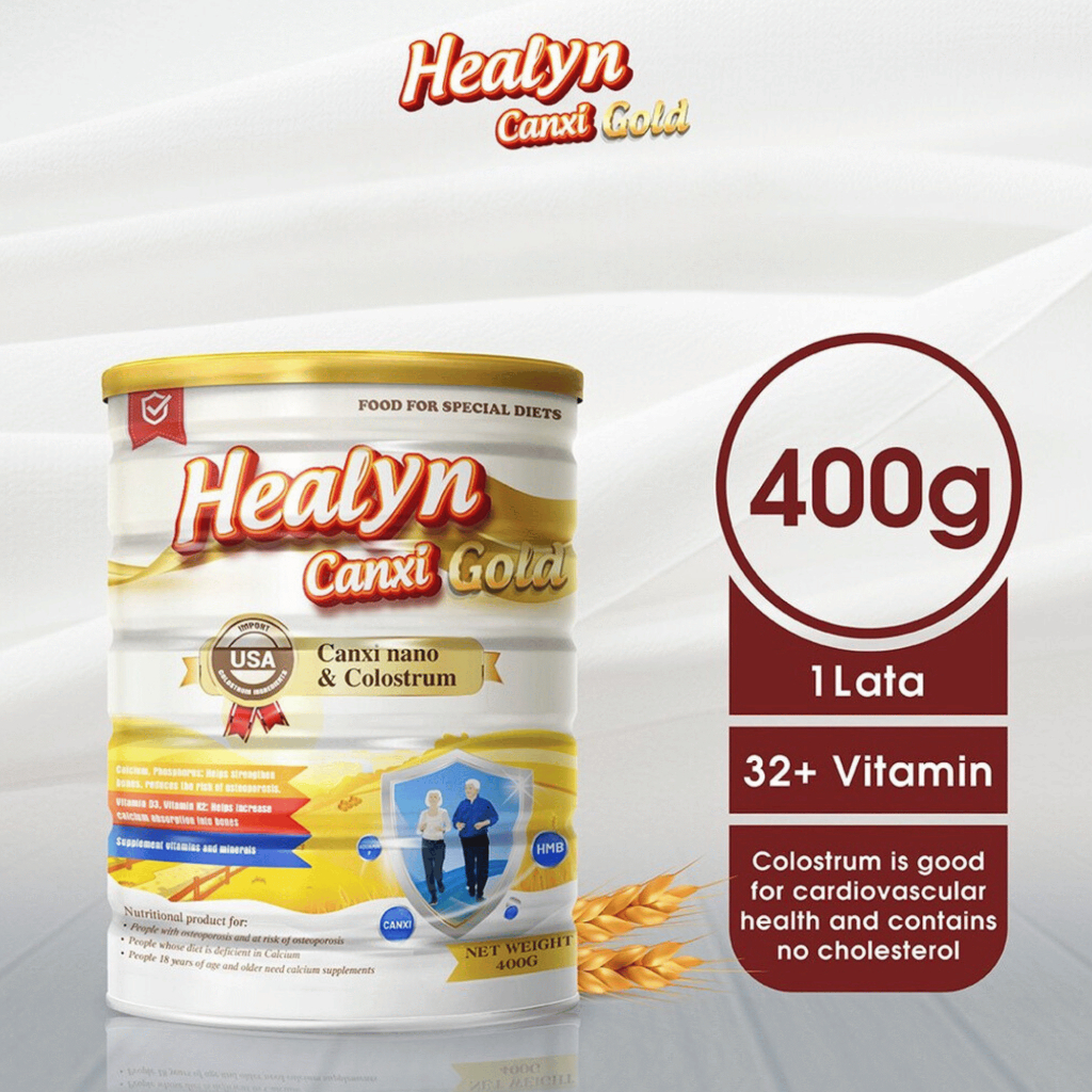 HEALYN Canxi Gold Milk 400g Colostrum Calcium Milk for Diabetic ...