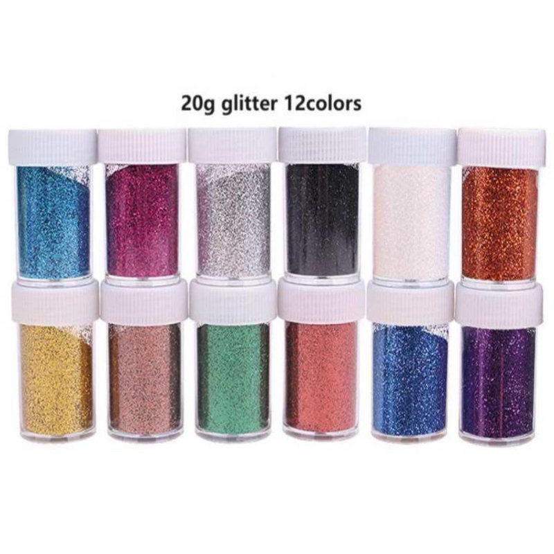 Glitters Metallic 20 grams per pc ( 12 colors ) sold per pc | Shopee ...