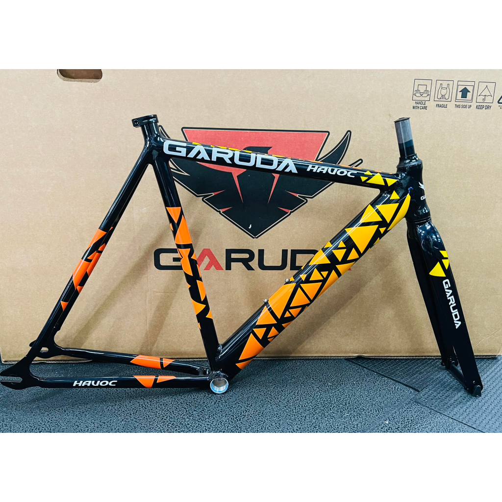 GARUDA HAVOC Fixie Fixed Gear Bike FRAME SET Jrspeed | Shopee Philippines