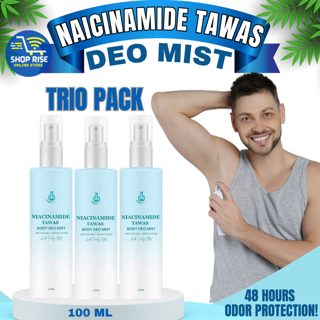 BEST SELLING Naicinamide Tawas Deo Mist Underarm Deodorant Spray ...