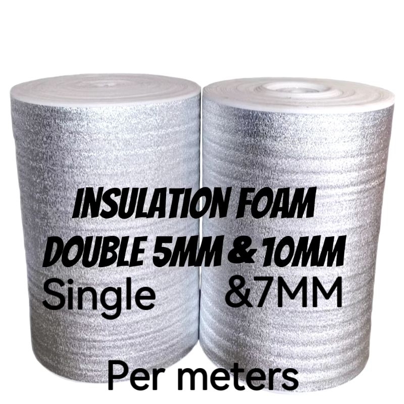 Per Meter Insulation foam Polyethylene PE White width 100cm single ...