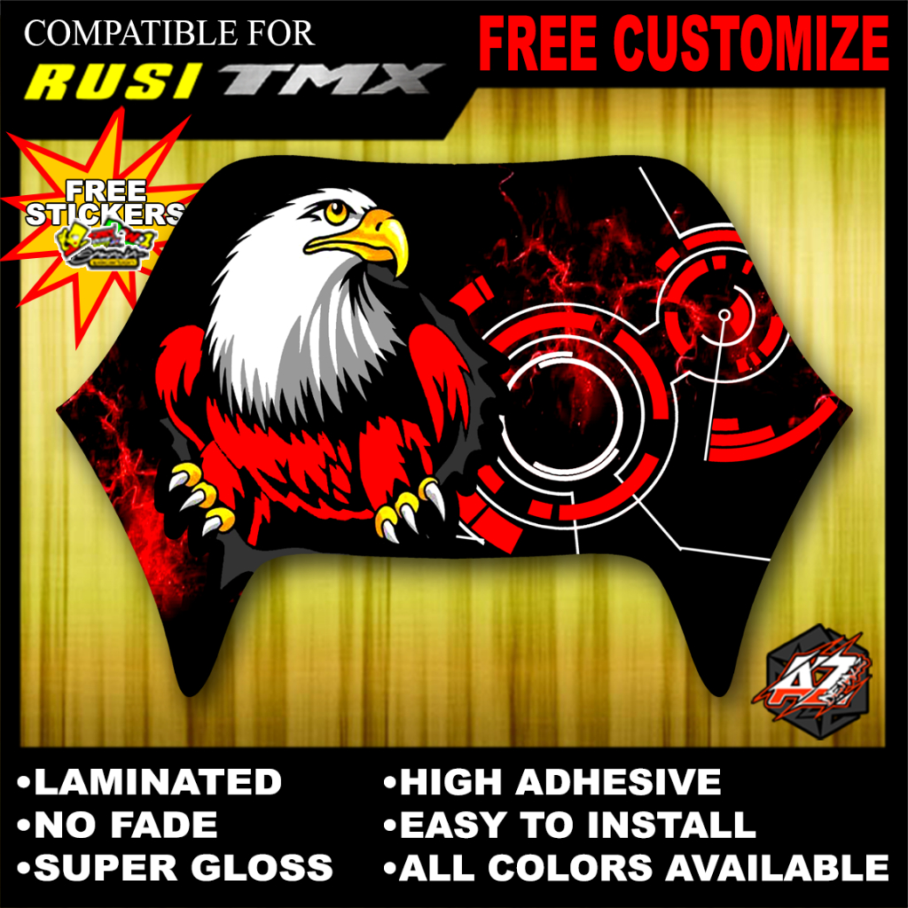 Rusi & Tmx COWLING STICKER DECALS (AGILA) | Shopee Philippines