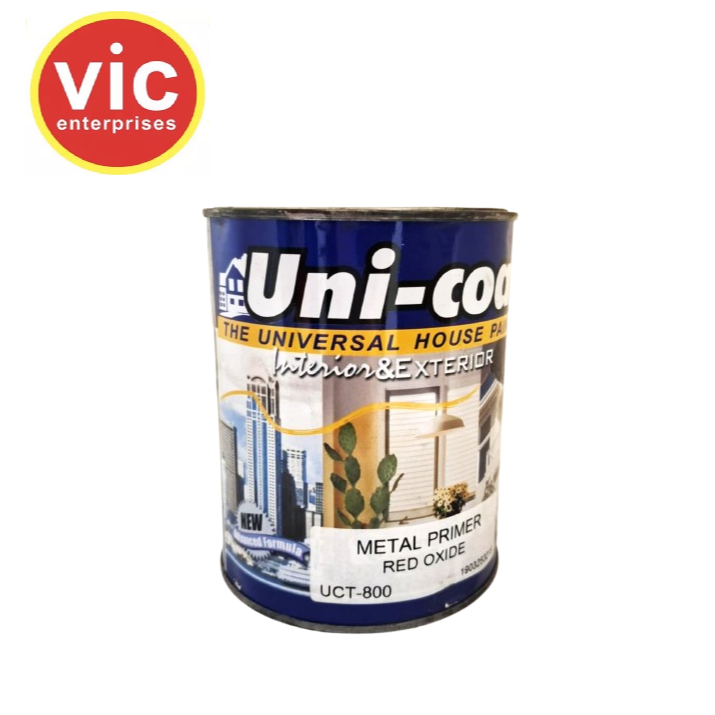 Universal Metal Primer Red Oxide Liter, Vic Enterprises | Shopee ...
