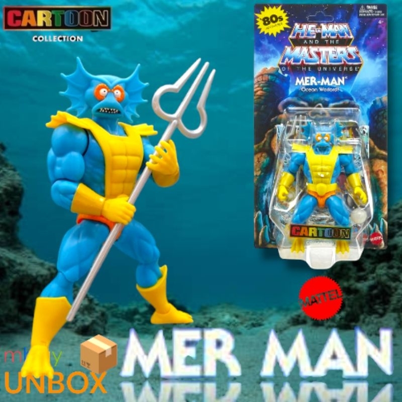 Masters of the Universe Cartoon Collection MER-MAN | Shopee Philippines