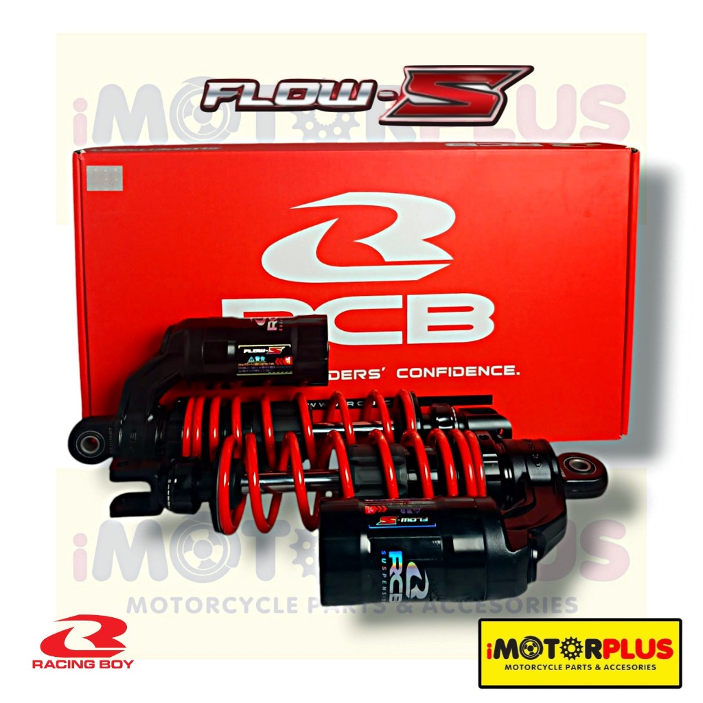 RCB DUAL ABSORBER FLOW-S 305mm [G-BK] RED for NMAX V2 AEROX V1/V2 ...
