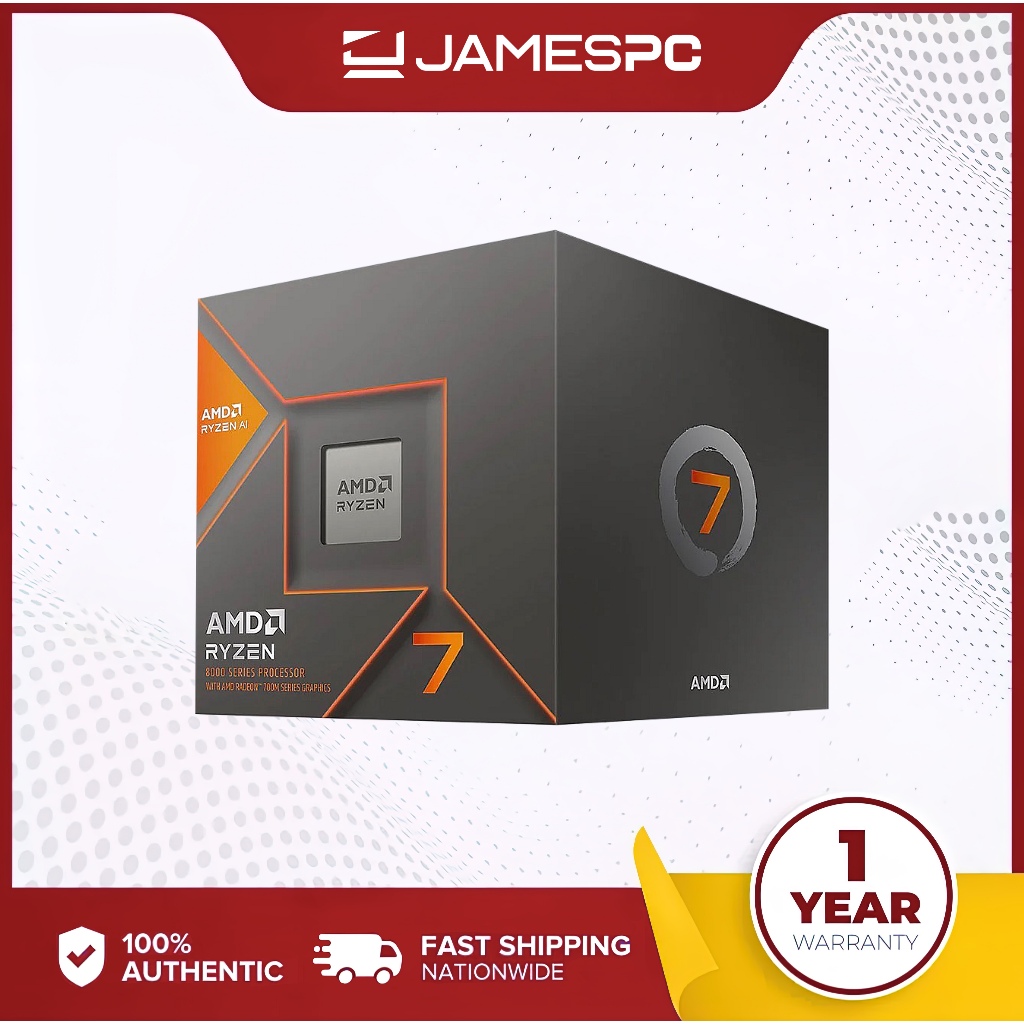 AMD Ryzen 7 8700G 8-Cores 16-Threads Desktop Processor with Wraith Stealth Cooler | Shopee ...