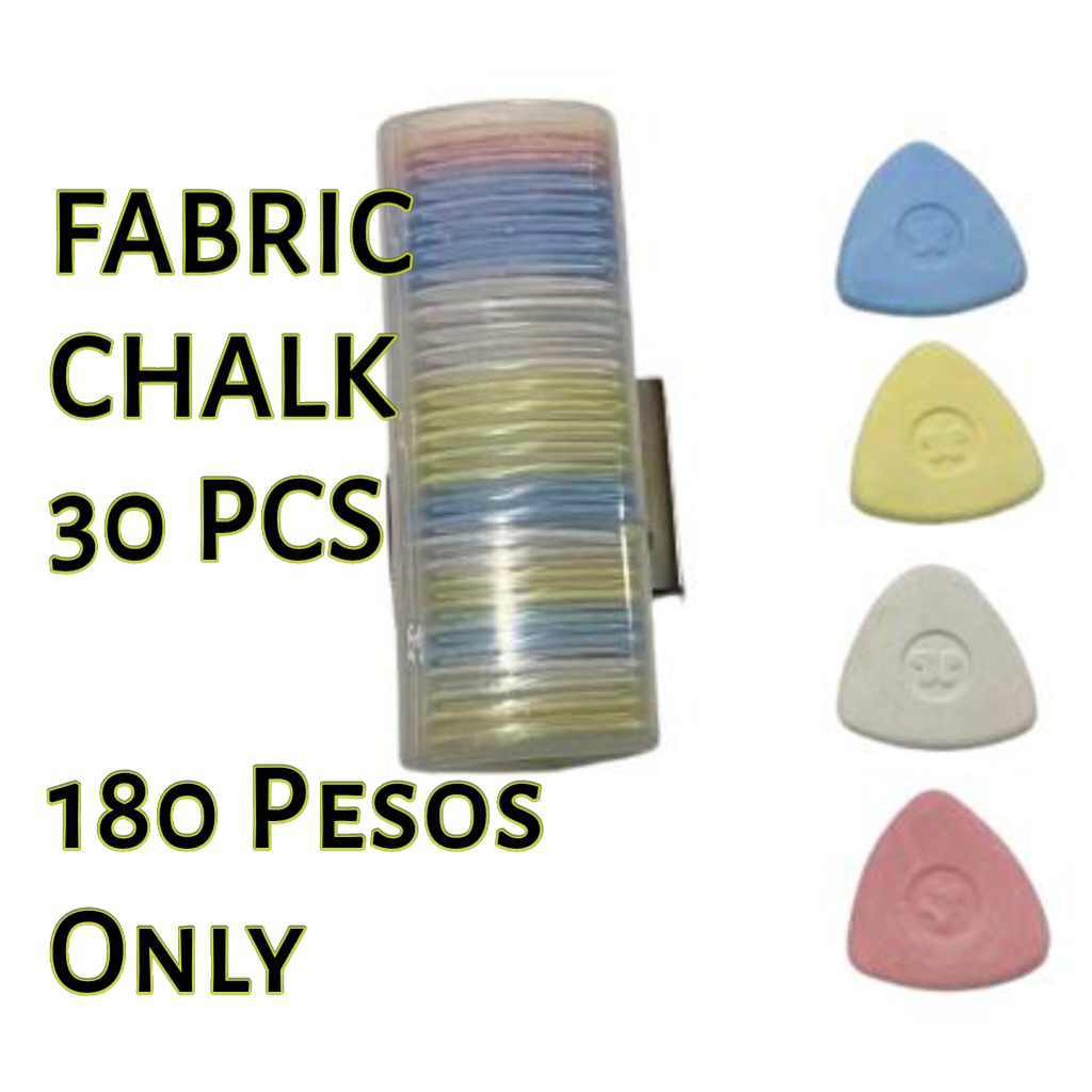Premium Fabric Chalk - 30 pcs for Only ₱180 Mura at Ibat ibang kulay na ...