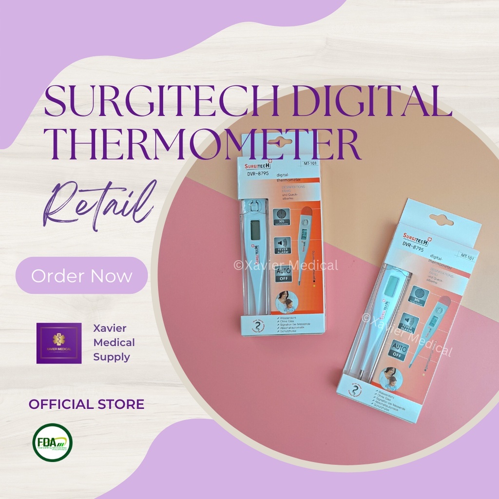 SURGITECH Digital Thermometer Retail (Sold per pc) | Shopee Philippines