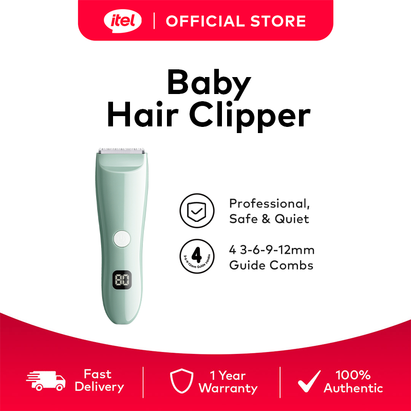 itel IHC-01 Baby Hair Clipper LED display 500mah Battery | Shopee Philippines