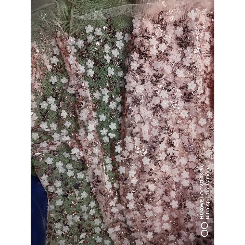 3D SPANISH LACE FABRICS Sold per yard (54" width) | Shopee Philippines