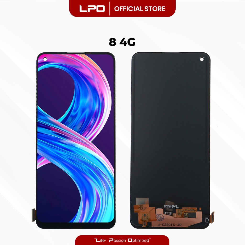 Realme 8 4G 2021 6.4" Replacement LCD + Touch Screen Digitizer RMX3085 ...