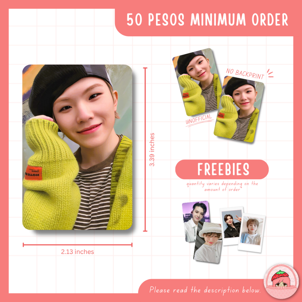 WOOZI ATTACCA BEATROAD PC PHOTOCARD UNOFFICIAL FANMADE PRINT K-POP ...
