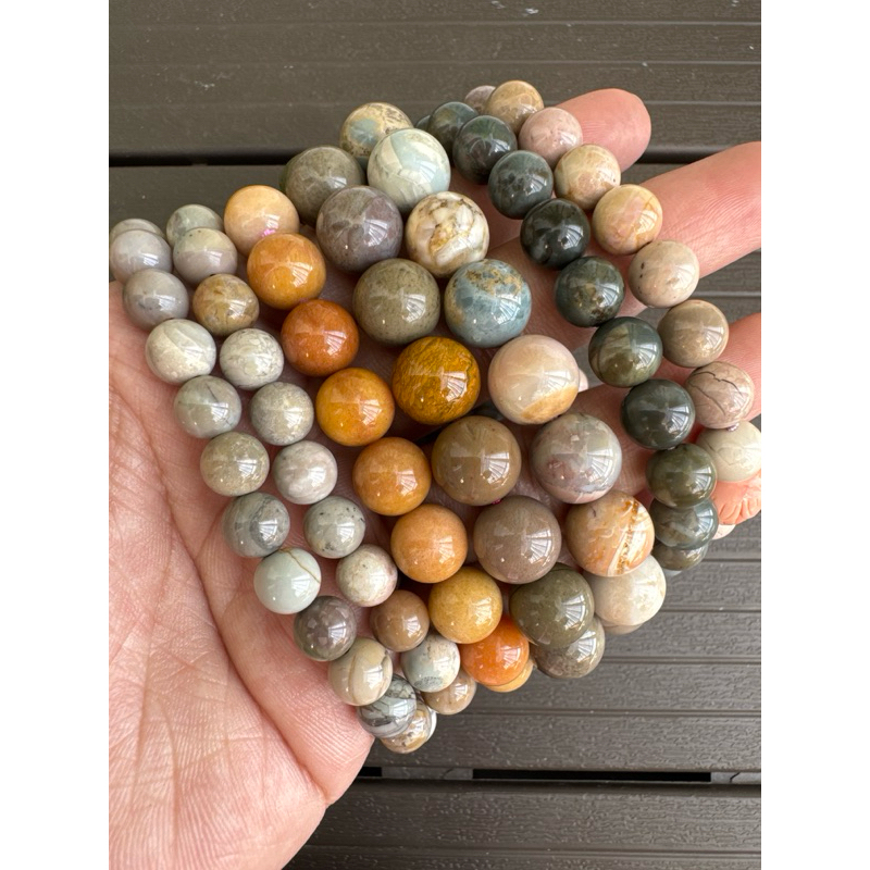 ALASHAN AGATE BRACELETS NATURAL STONE CRYSTALS | Shopee Philippines