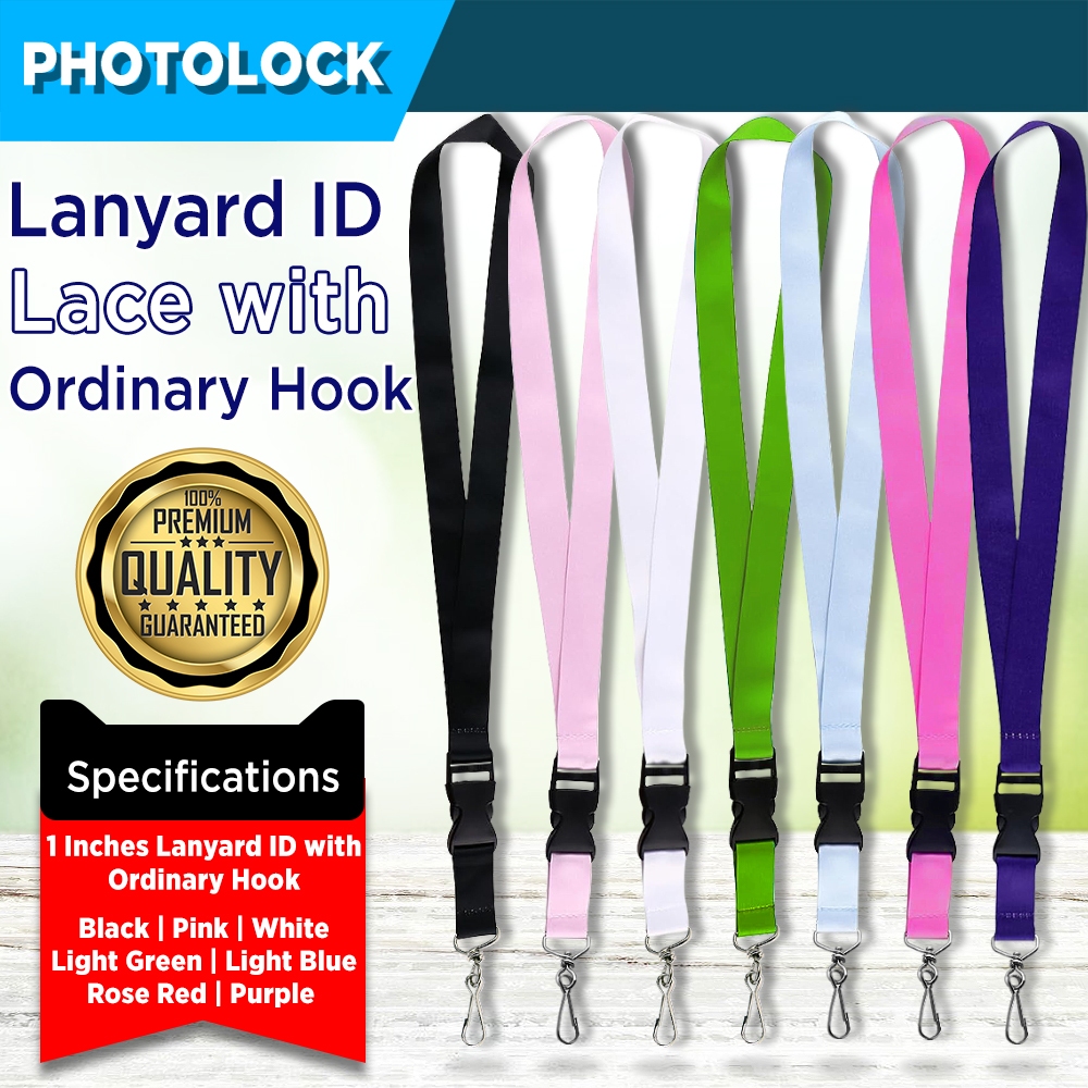 Lanyard ID Lace With Ordinary Hook Ready to Use Lanyard | Shopee ...