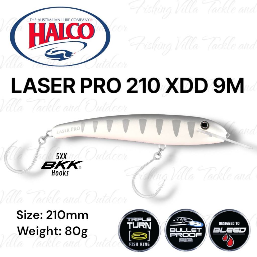 HALCO Laser Pro 210 XDD 9m - High Quality Trolling Fishing Lure ...