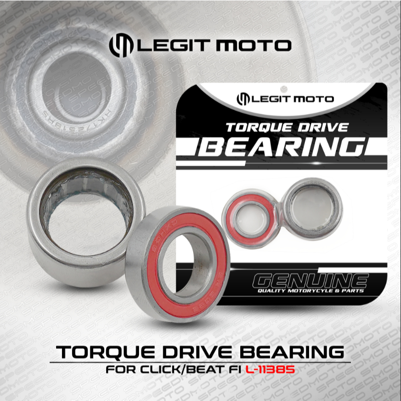LEGITMOTO TORQUE DRIVE BEARING FOR BEAT FI / CLICK / PCX160 / MIO / NMAX / AEROX / GRAVIS ...