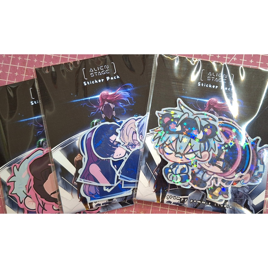 [UNOFFICIAL] Alien Stage Sticker Pack /Glossy Laminated/ Sticker Flakes ...