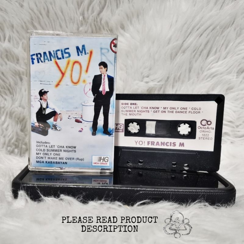 FRANCIS M FIRST ALBUM CASSETTE TAPE YO! | Shopee Philippines