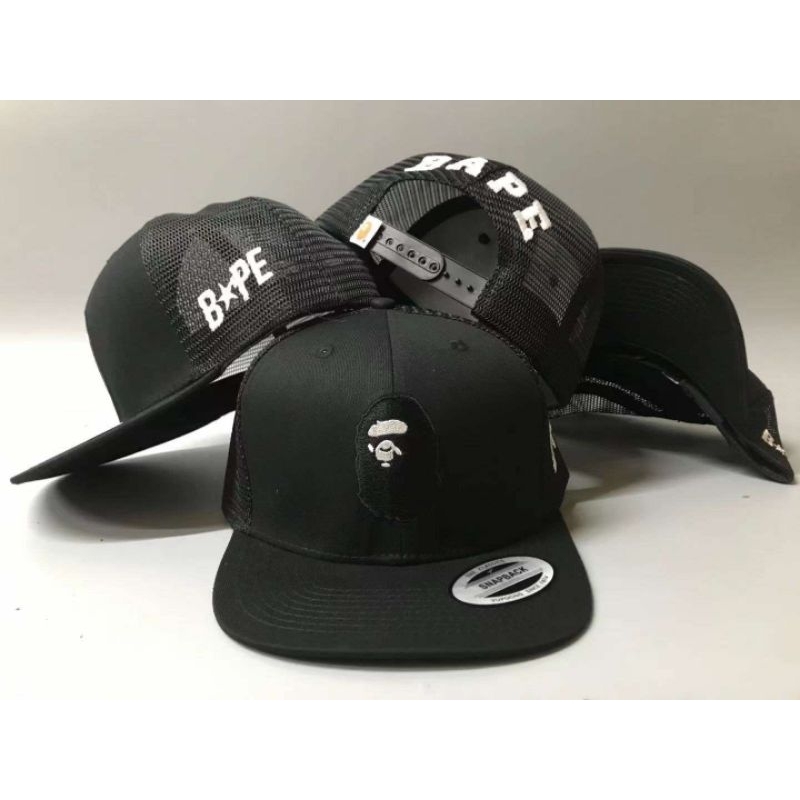 NEW ARRIVALS BAPE KNIT CAP SNAPBACK ADJUSTABLE HIGH QUALITY | Shopee ...