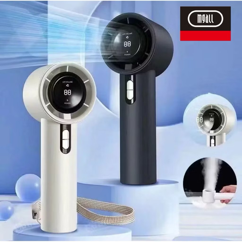 Handheld Turbo Fan High Adjustable 1-100 Gear Speed Bladeless Digital ...