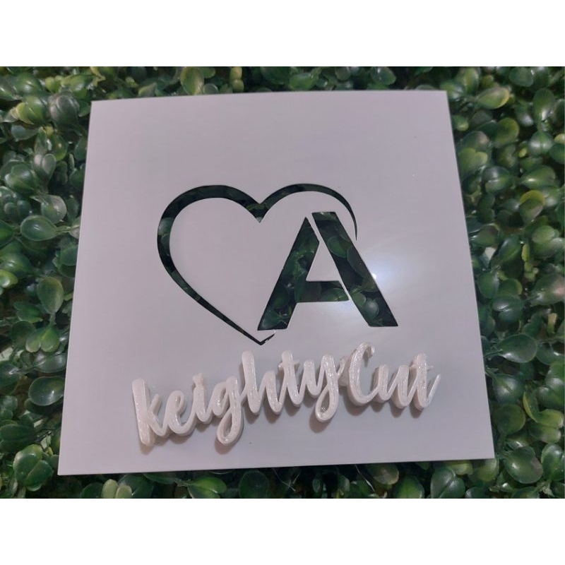 3 inches FRONT / POCKET KISS SHIRT STENCIL | Shopee Philippines