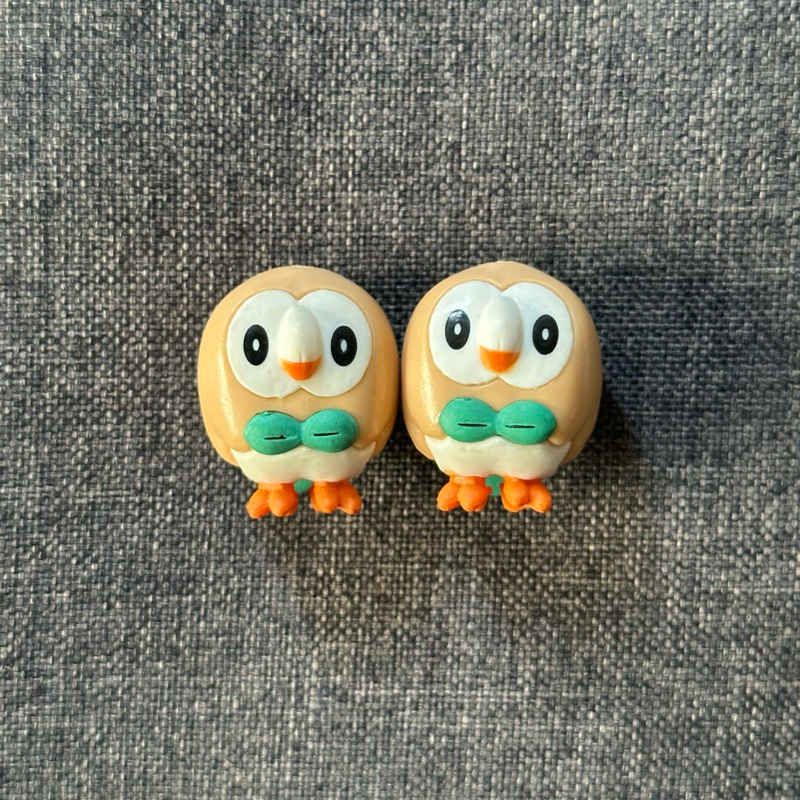 Pokemon Figure Rowlet Choco Egg Japan - Pokemon Figure Small Rowlet ...