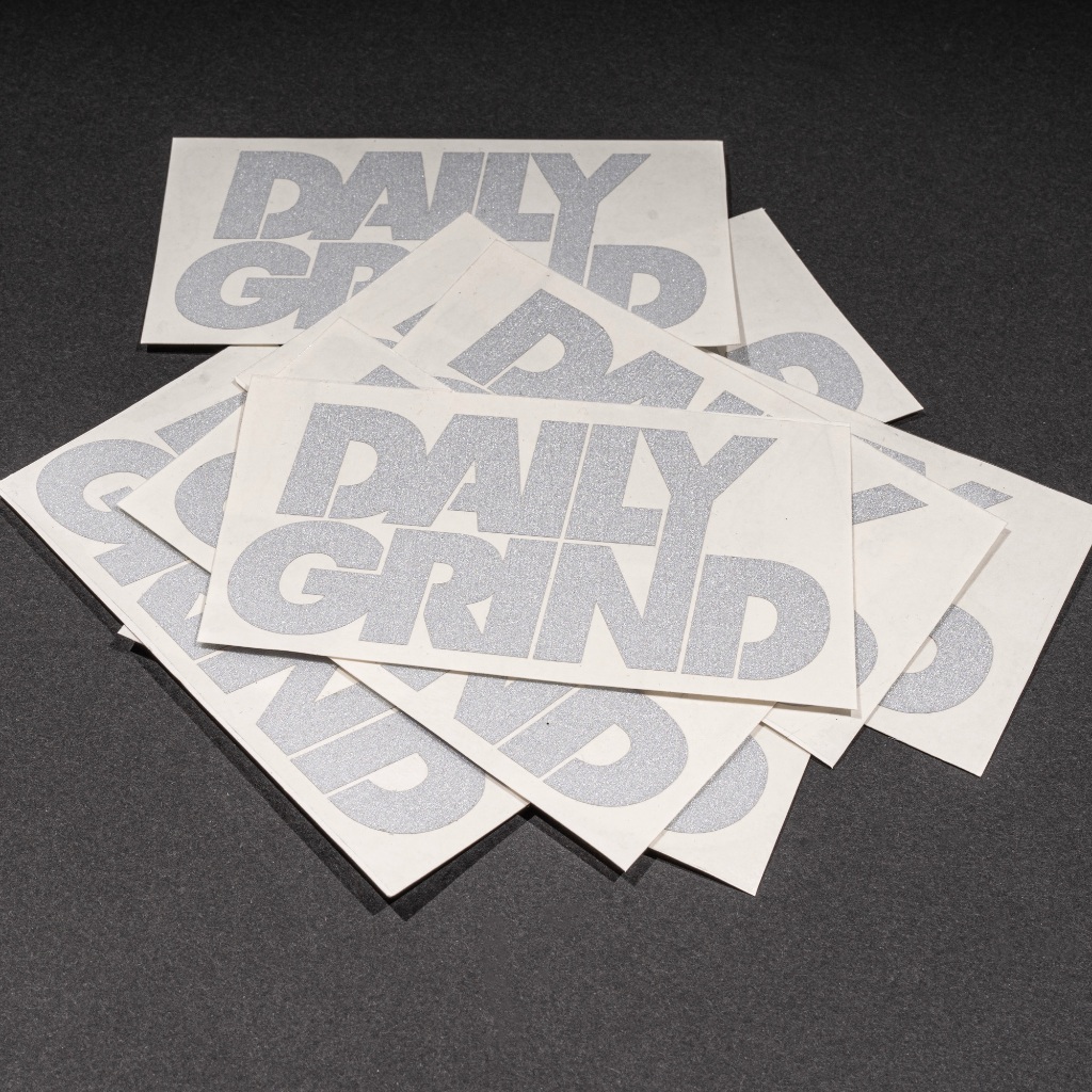 DAILY GRIND ‘MAIN’ CUTOUT STICKER ON 3M REFLECTIVE STICKER | Shopee ...
