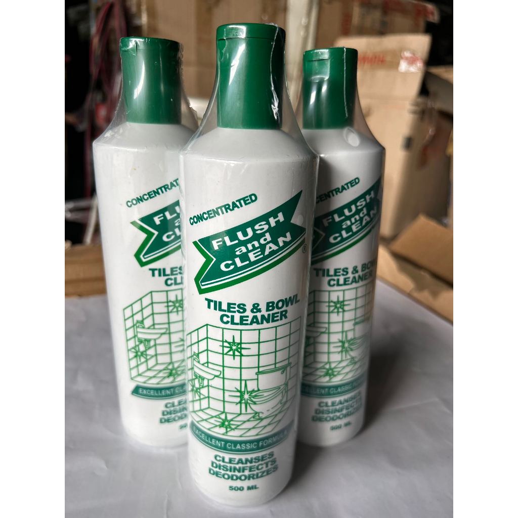 CHY TBC FLUSH AND CLEAN TILES AND TOILET BOWL CLEANER TBC 500ML ORIINAL ...