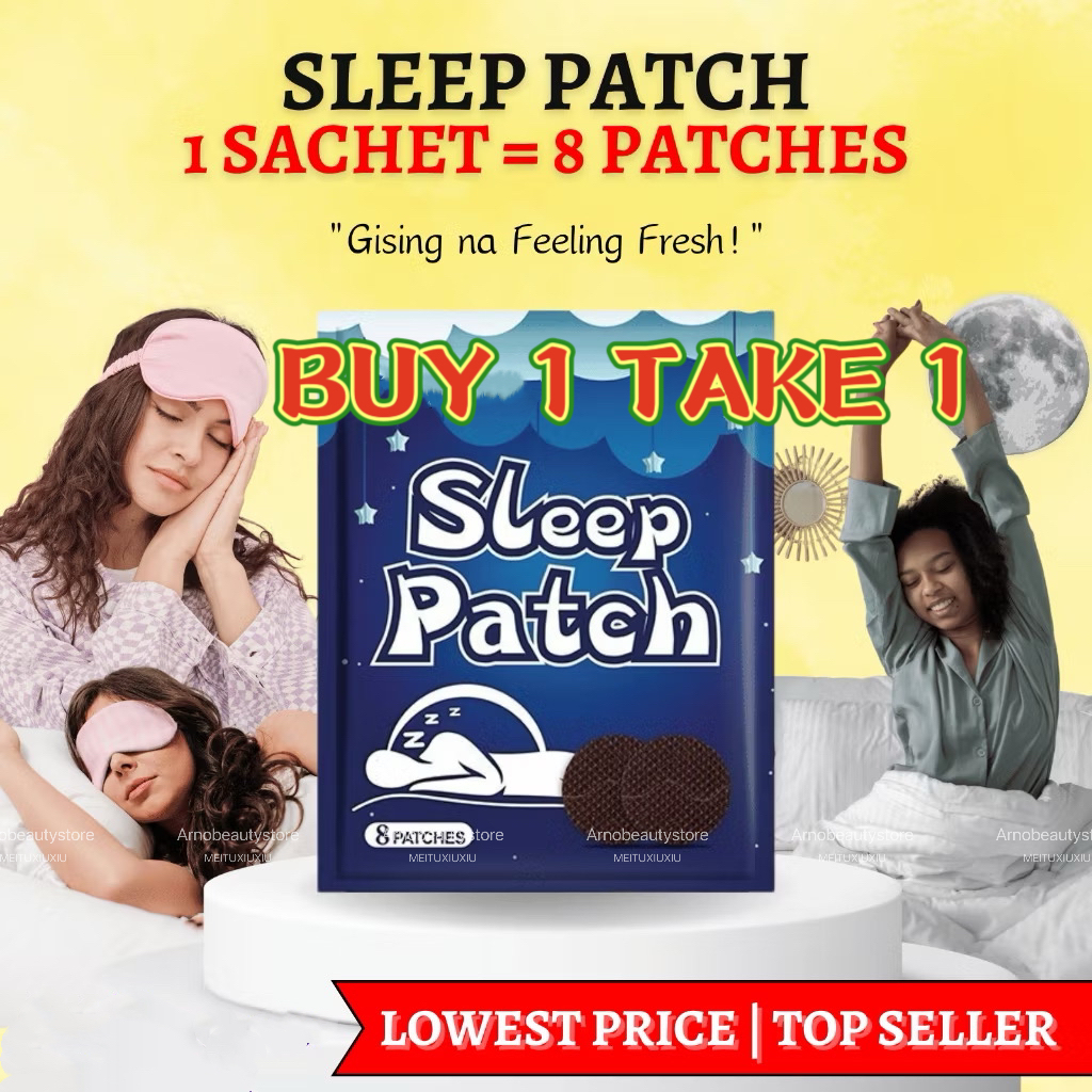 【BUY 1 TAKE 2】 Sleep Patch Insomnia Sleep Aid Patch Relieve Anxiety ...