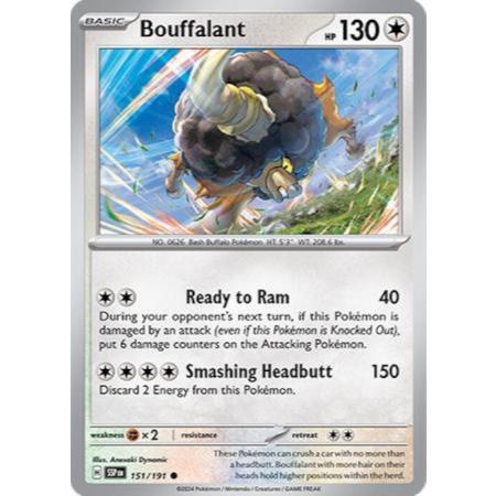 [EN] [SSP] 151/191 - Bouffalant - Common - SV08: Surging Sparks ...