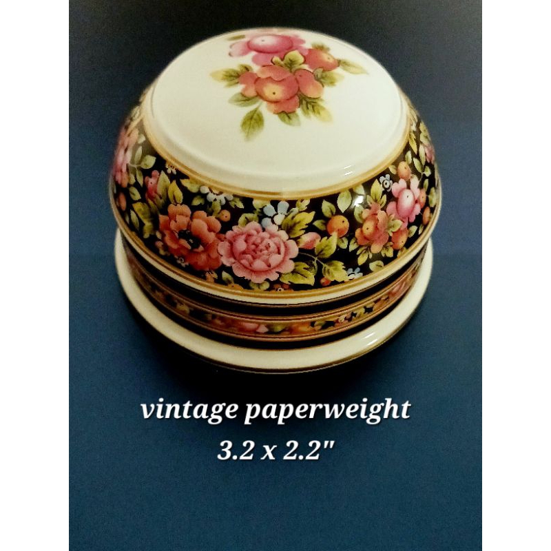 paperweight with style vintage appeal floral dome paperweight office ...