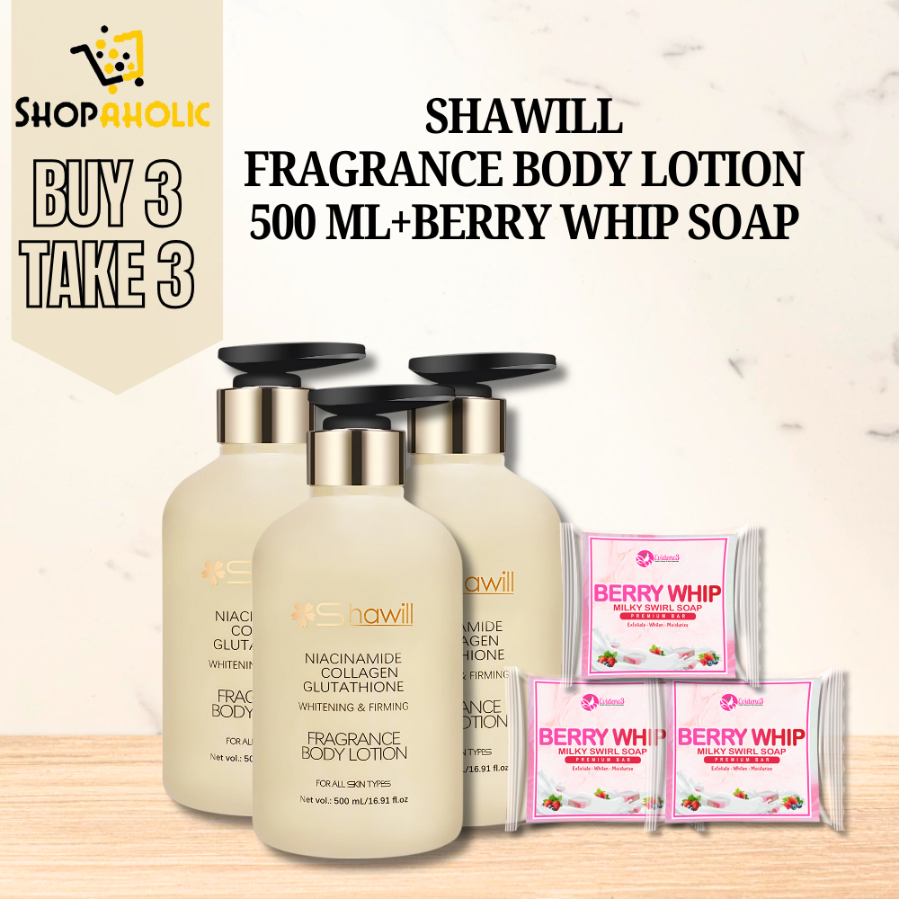 Shawill Rose Fragrance Glutathione Niacinamide Body Lotion 500ML ...