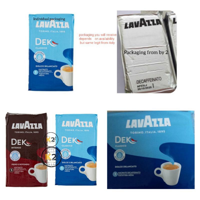 lavazza dek/Lavazza decaf ground coffee , Dek Classico Decaffeinated ...