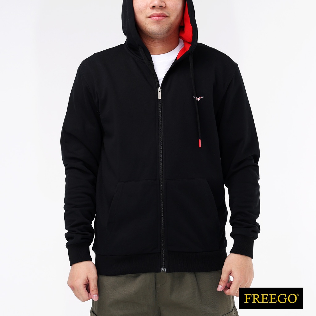 Freego Mens Terry Jacket W/ Hood GMT07-0062 | Shopee Philippines