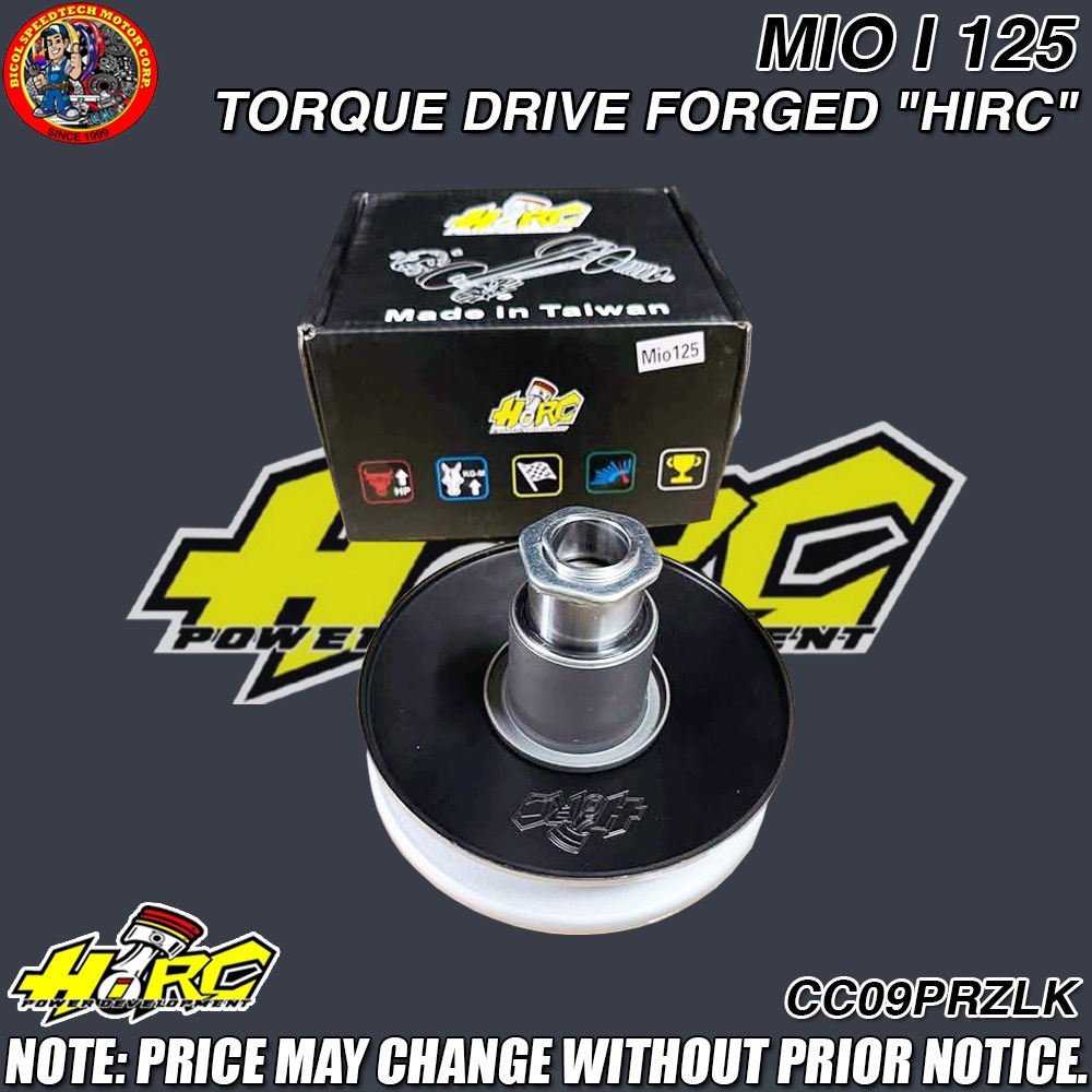 MIO I 125 TORQUE DRIVE FORGED "HIRC" (CC09PRZLK) | Shopee Philippines