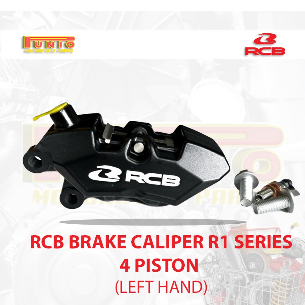 RCB BRAKE CALIPER R1 SERIES 4 PISTON (LEFT HAND) HONDA MOTORS | Shopee ...