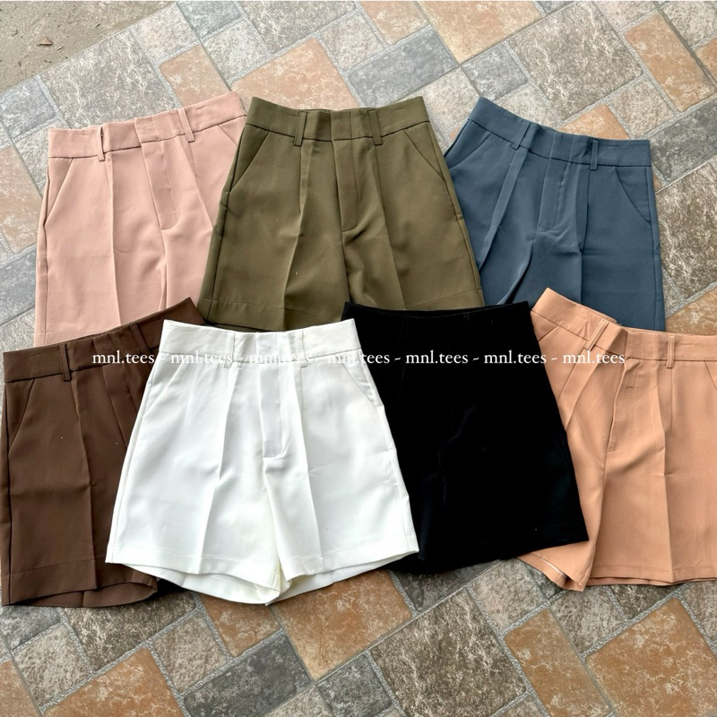 ONHAND | BKK MNL.TEES BRAND “NAVIN” HIGHWAISTED SHORTS (M-3XL) | mnl ...