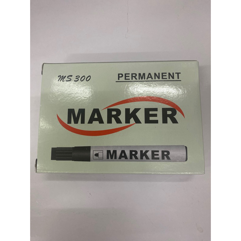 MS300 Permanent Marker 12pcs/Box | Shopee Philippines