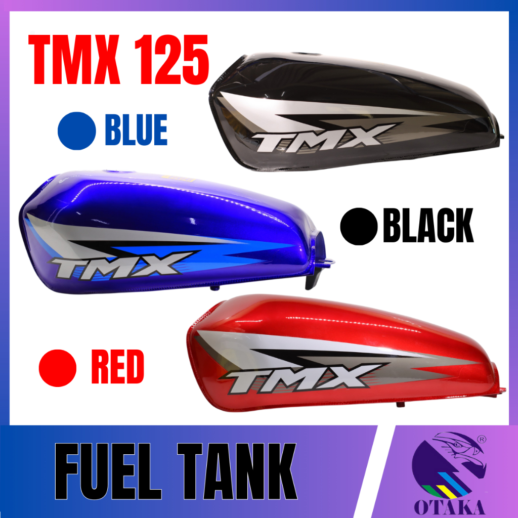 OTAKA GAS TANK FOR MOTORCYCLE BLACK RED BLUE FUEL TANK FOR TMX 125 HIGH ...