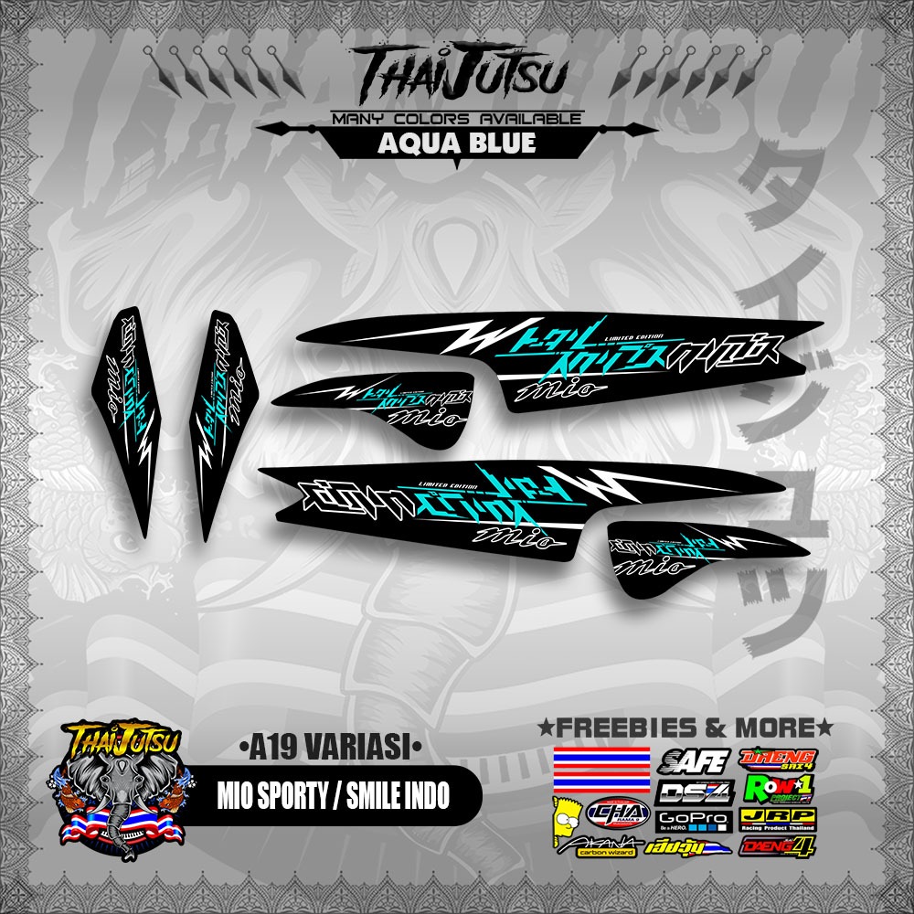 MIO SPORTY / SMILE INDO STICKER DECALS ( A19 VARIASI ...