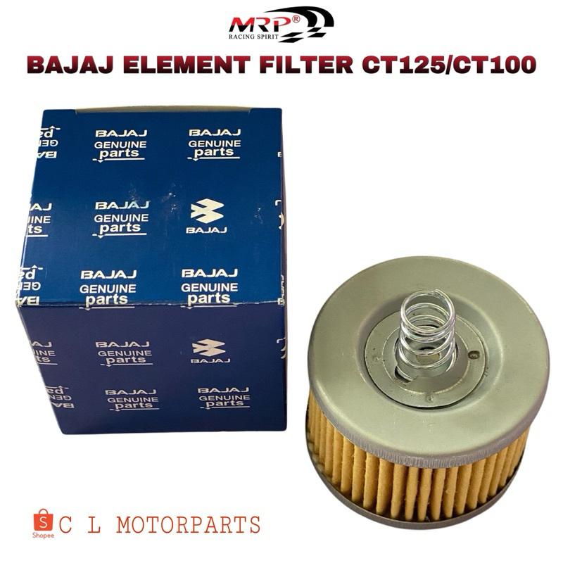 OIL FILTER GENUINE BAJAJ/ CT100/ CT125/ CT150/ BOXER/ ROUSER135/ NS125 ...