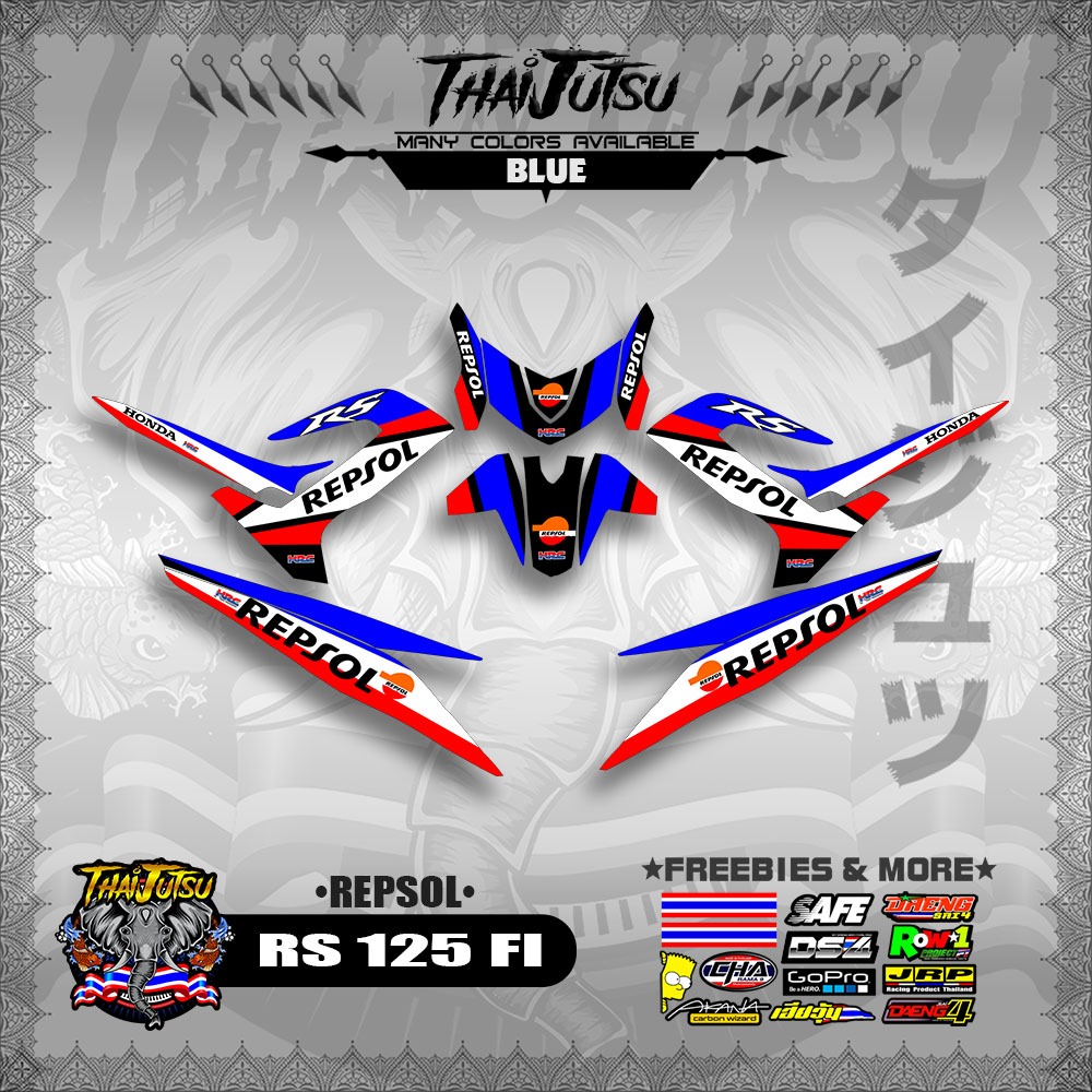 RS 125 FI DECALS ( REPSOL )【ThaijutsuStickers】 | Shopee Philippines