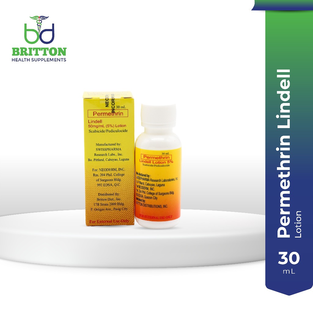 Britton Permethrin Lindell Lotion 30ml | Shopee Philippines
