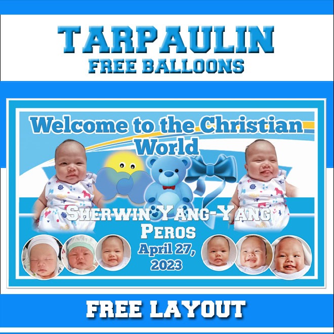 BEAR THEME Tarpaulin banner backdrop decoration party birthday ...