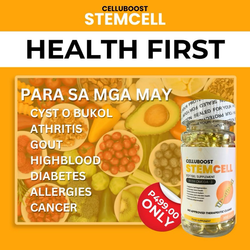Stemcell celluboost 200pcs with freebies | Shopee Philippines