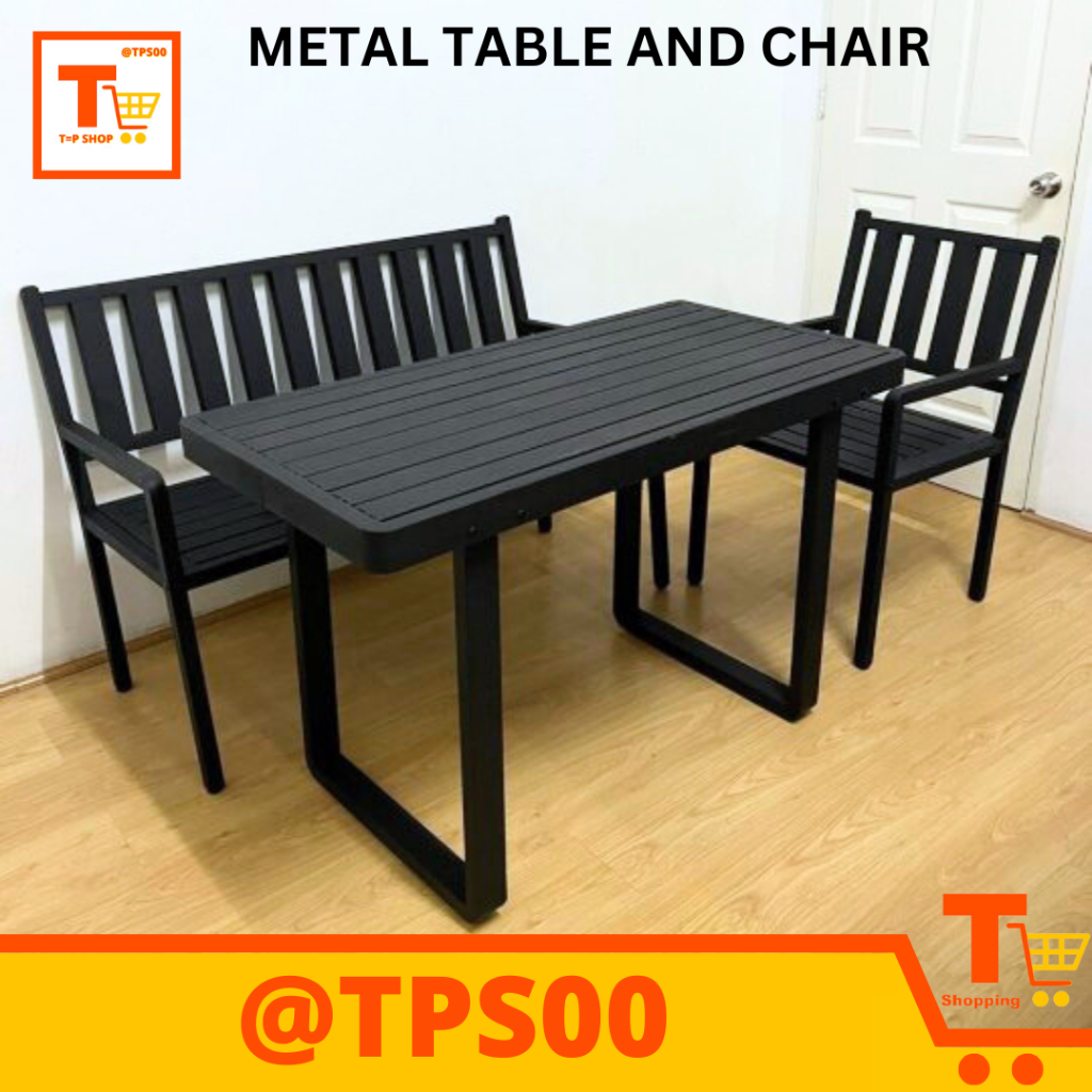 MULTI-PURPOSE STEEL (TUBULAR) CHAIR/BENCH AND TABLE [BEST FOR INDOOR ...