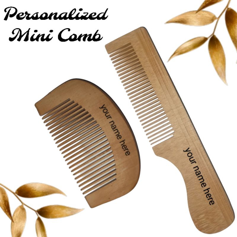 Personalized Laser Engraved Mini Comb | Shopee Philippines