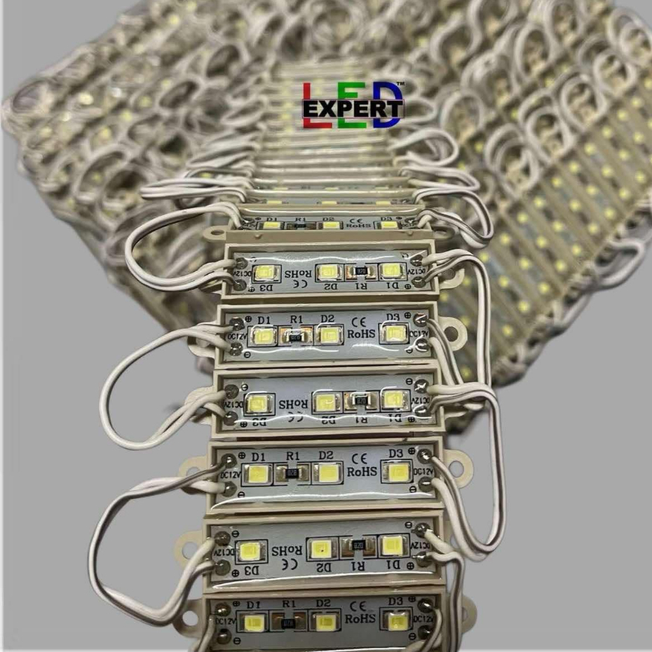20pcs 12v Smd2835 3bulb led module COOL WHITE, WARM WHITE, WHITE ...