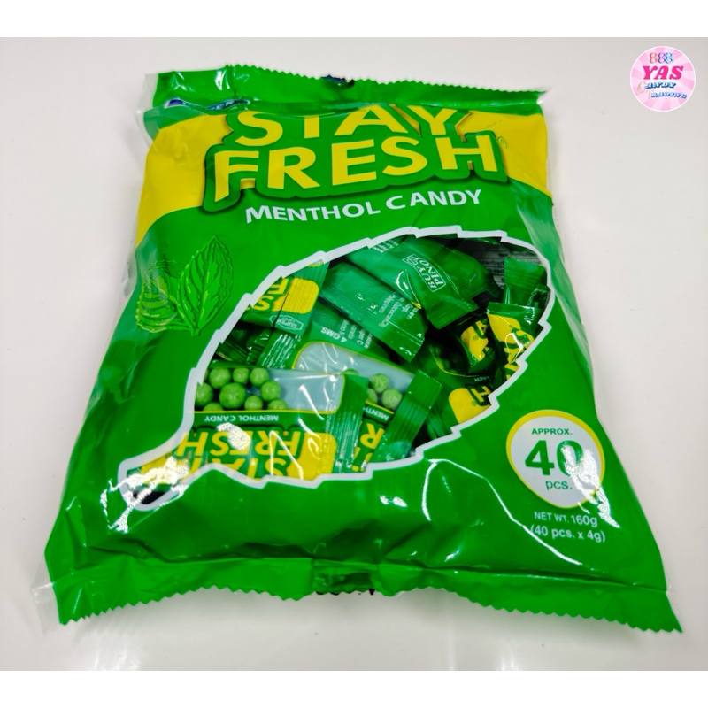 40pcs(approx) STAY FRESH MENTHOL CANDY/ loot bag fillers / paninda ...