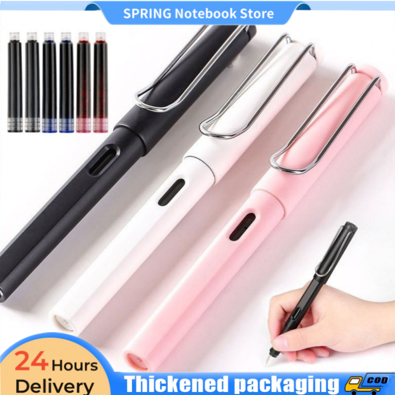 Practice pen Simple Fountain Pen Replaceable Ink Calligraphy Practice ...
